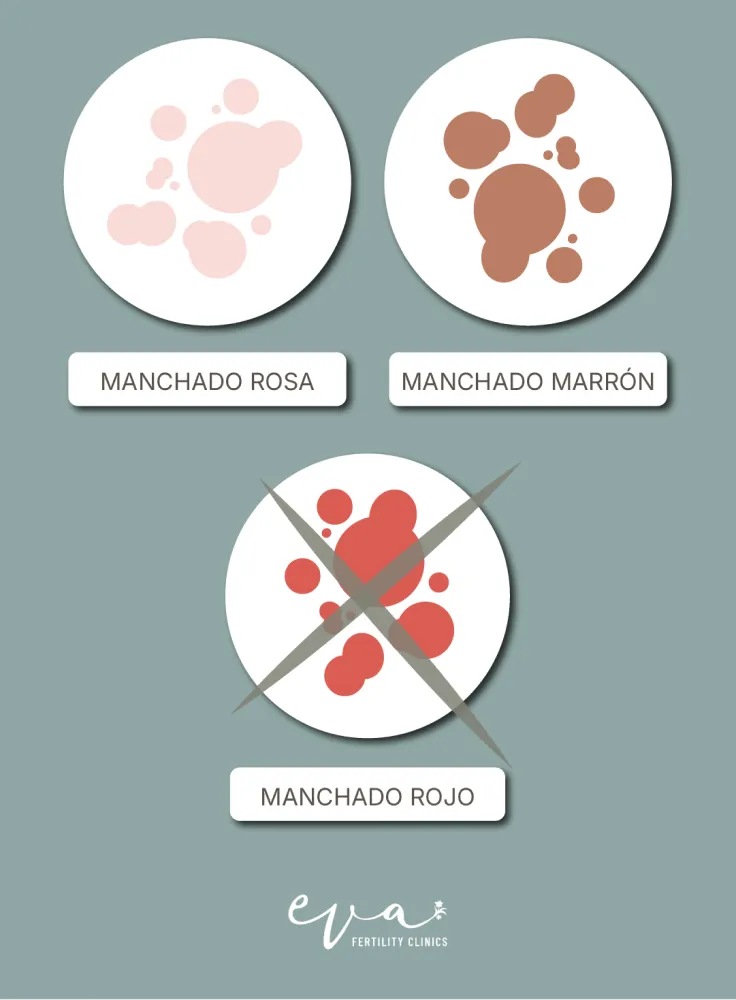 Sangrado de Implantación I Síntomas. Color. Duración. Test.